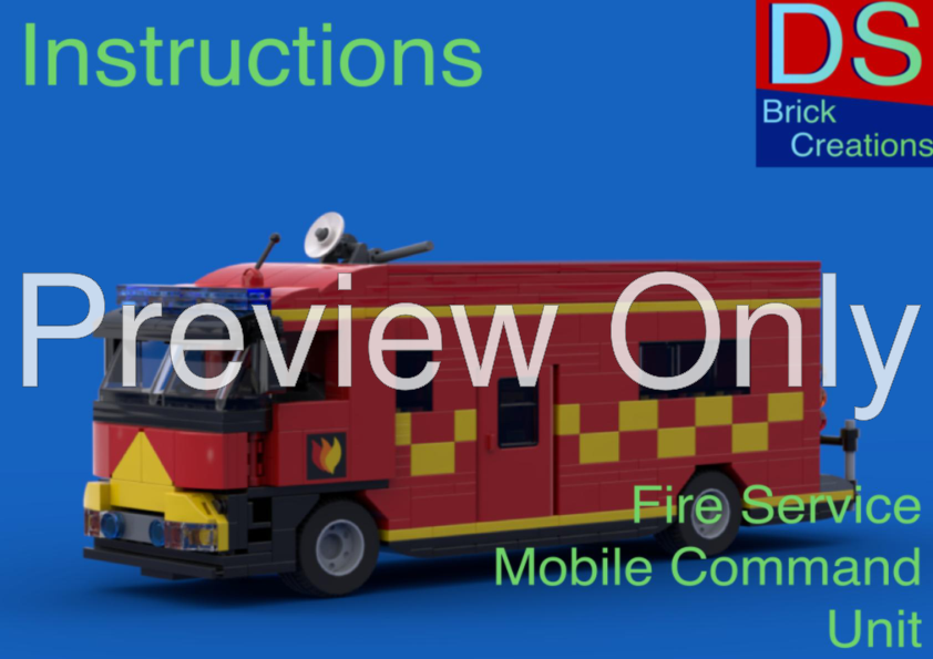 LEGO MOC Fire Service Mobile Command Unit by DS Brick Creations ...