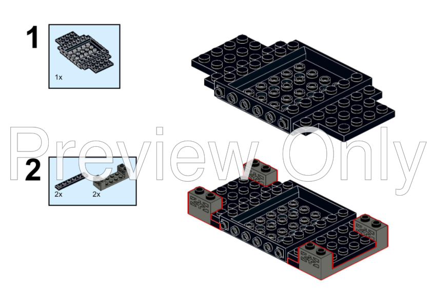 LEGO MOC Custom Batmobile Minifig scale by BatBrix | Rebrickable ...