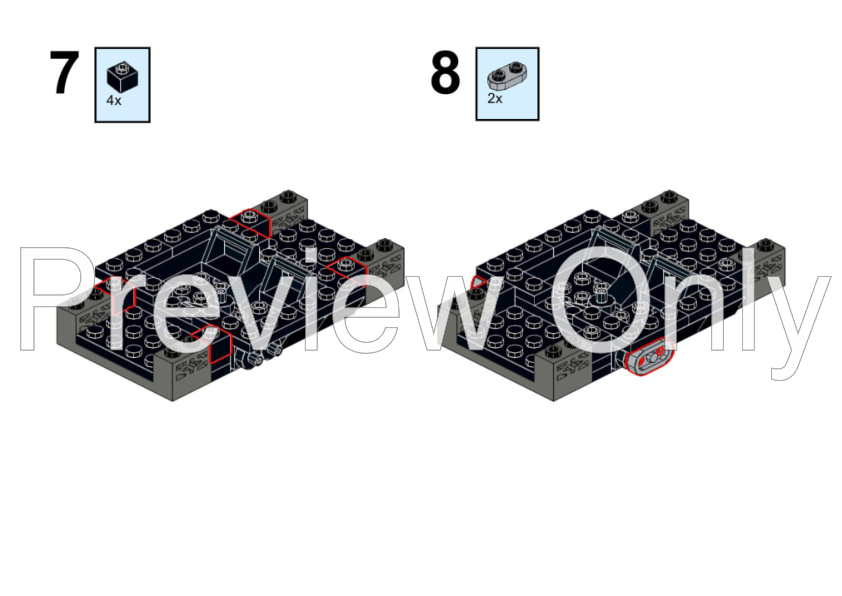 LEGO MOC-169183 Custom Batmobile Minifig scale by BatBrix | Rebrickable ...