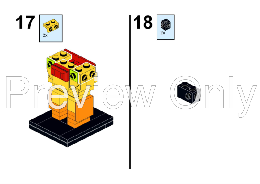 LEGO MOC Samus Aran Brickheadz by seaphoenix | Rebrickable - Build with ...