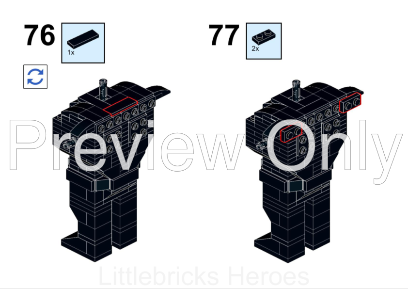 Lego Moc Darth Vader Lego Model By Littlebricksheroes Rebrickable