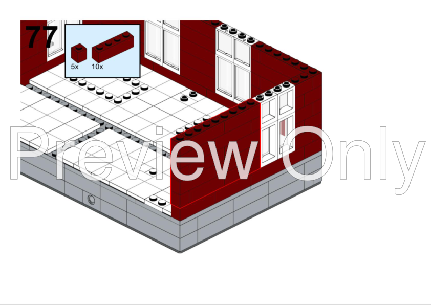 Lego Moc Modular Police Station By Ole828 Rebrickable Build With Lego