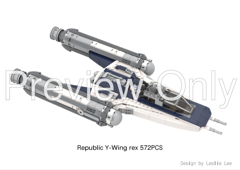 LEGO MOC Republic BTL-B Y Wing Starfighter by LeslieLee | Rebrickable ...