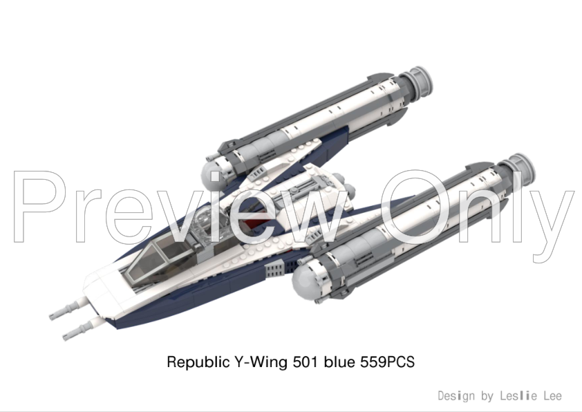 LEGO MOC Republic BTL-B Y Wing Starfighter by LeslieLee | Rebrickable ...