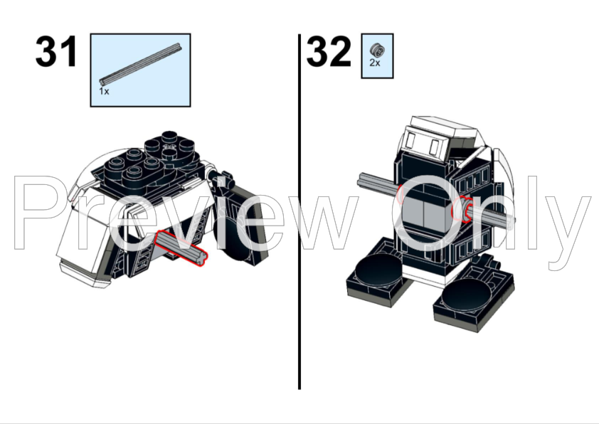 LEGO MOC Tone Titan from Titanfall 2 by RabidFleaBuilds | Rebrickable ...