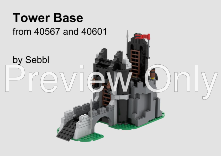 LEGO MOC 40567+40601: Forest Tower (+Wolfpack Tower) by sebbl ...