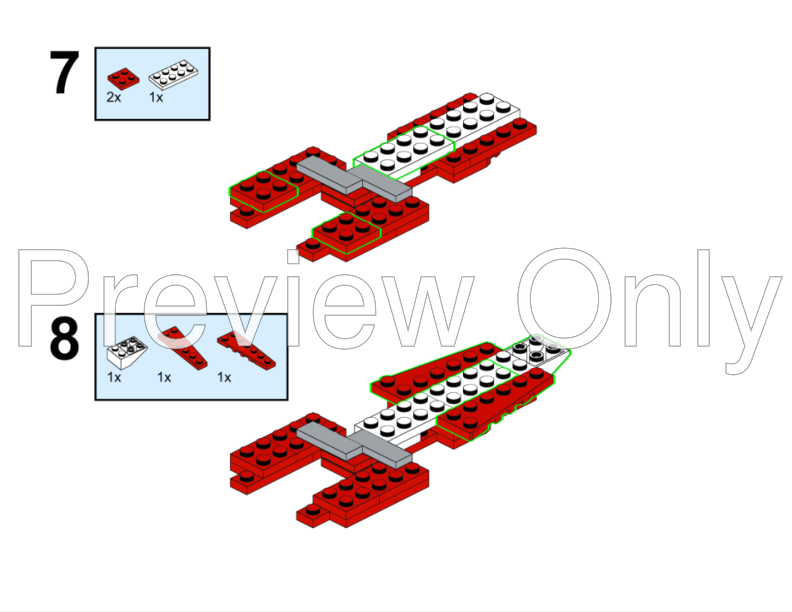 LEGO MOC Midi Scale - Sea Jet 5521 by Bricksota | Rebrickable - Build ...