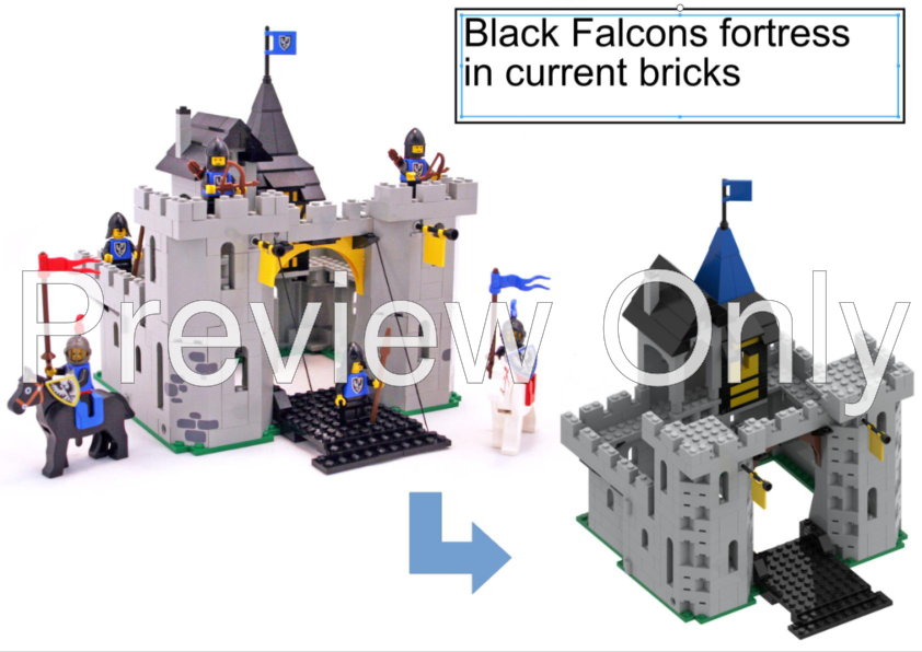 LEGO MOC Black Falcon Fortress in current bricks by FReaKaNDeLL ...