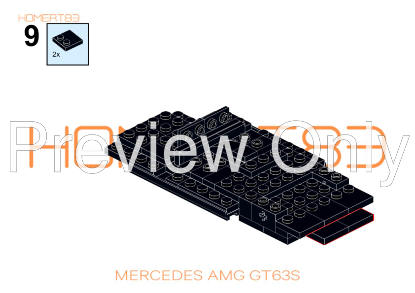 LEGO MOC Mercedes AMG GT63S by homert83 | Rebrickable - Build with LEGO