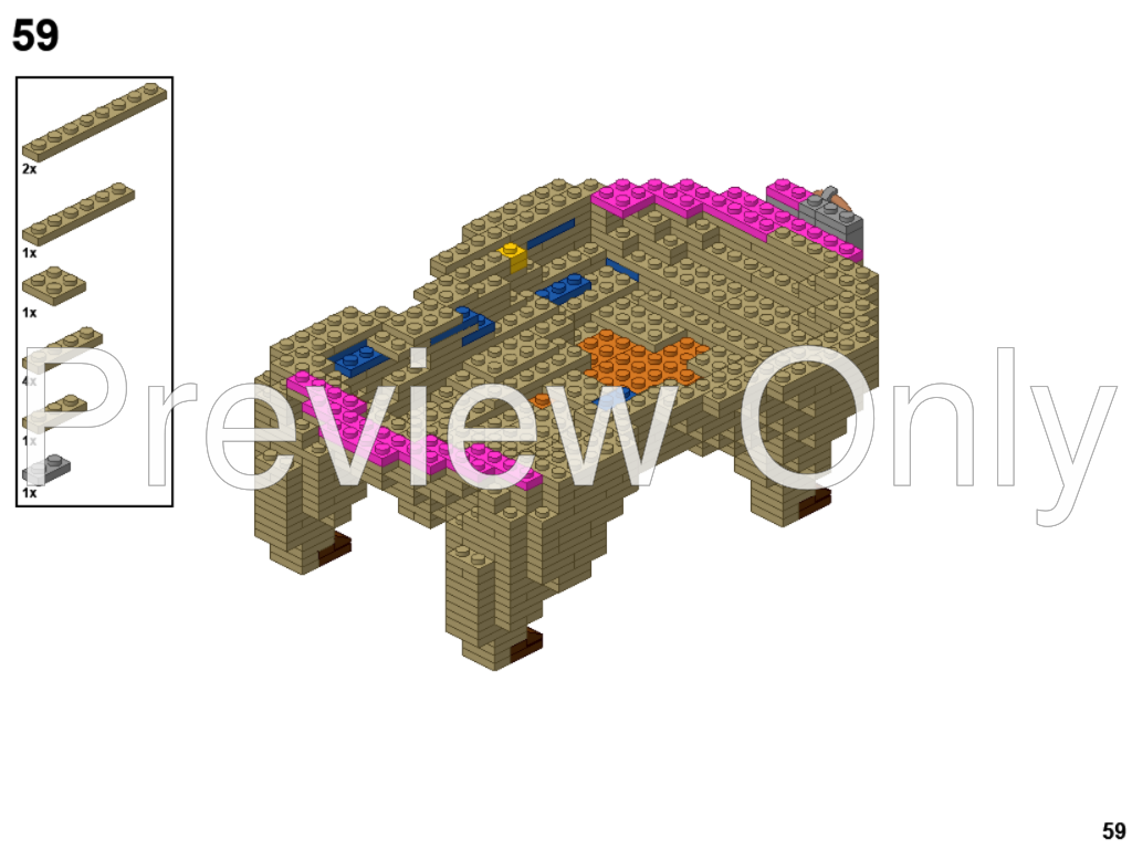 LEGO MOC-16973 HOT DOG by Polyprojects | Rebrickable - Build with LEGO