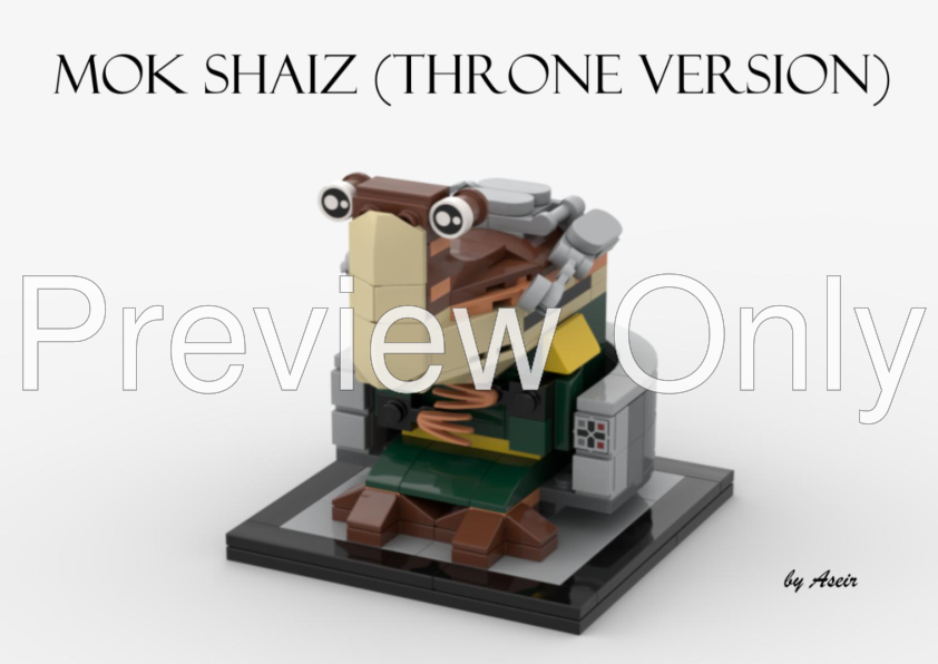 LEGO MOC Mok Shaiz Brickheadz (throne version) by Aseir | Rebrickable ...