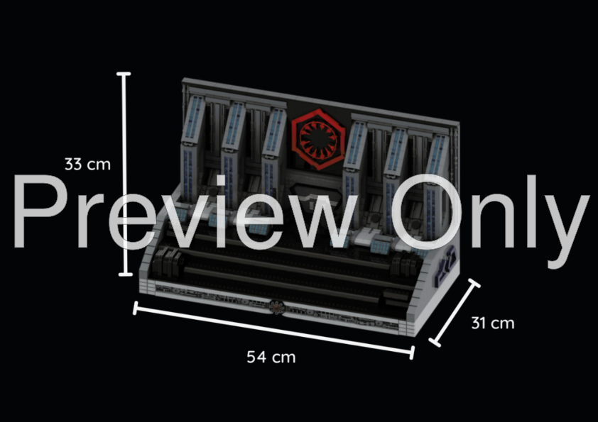LEGO MOC First Order - Minifigures Display Stand by freddiebricks-mocs ...