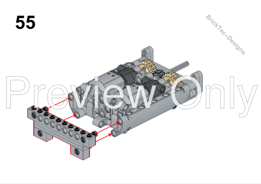 LEGO MOC V16 Engine with Dual Pushrod Valves and natural aspiration by ...