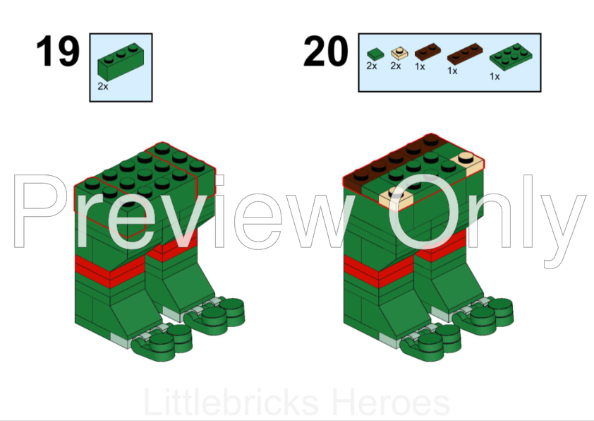 LEGO MOC Raphael Lego Figure by LittlebricksHeroes | Rebrickable ...