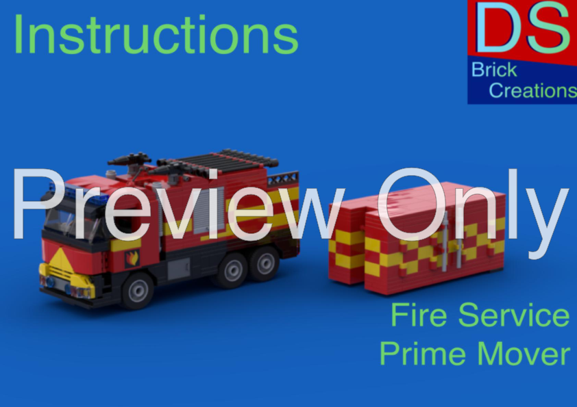 LEGO MOC-169924 Fire Service Hooklift/Prime Mover by DS Brick Creations ...