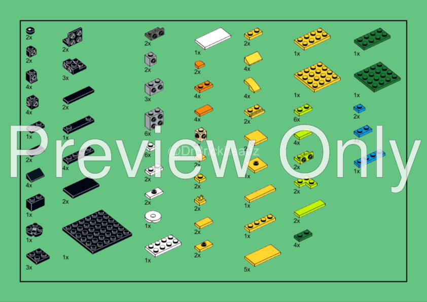 LEGO MOC Bert (Sesame Street) Brickheadz by DrBrickheadz | Rebrickable ...