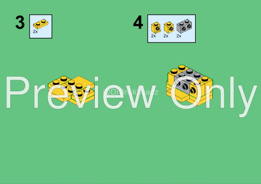 LEGO MOC Big Bird (Sesame Street) Brickheadz by DrBrickheadz ...