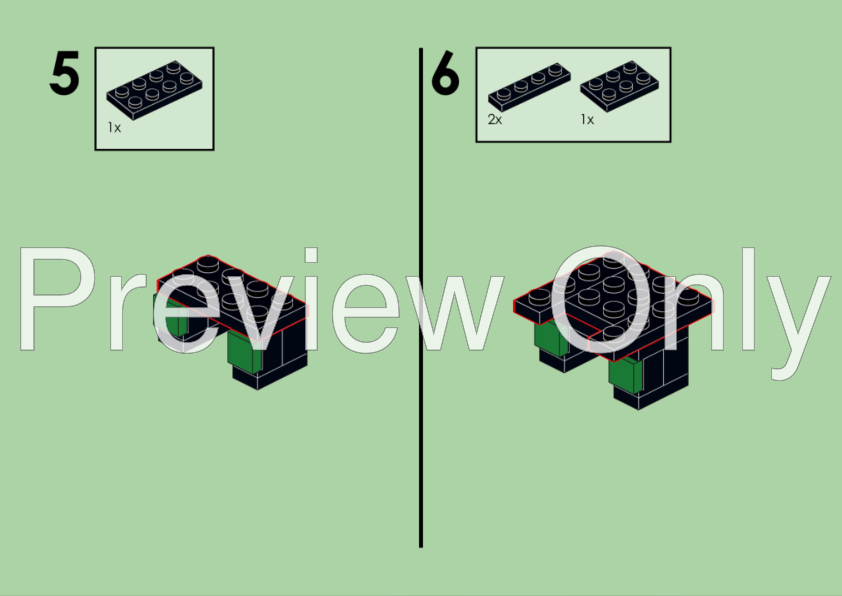 LEGO MOC Classic Reptile Brickhead by Bucktopus | Rebrickable - Build ...