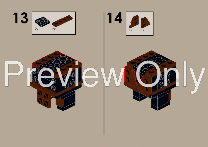 LEGO MOC Classic Tremor Brickhead by Bucktopus | Rebrickable - Build ...
