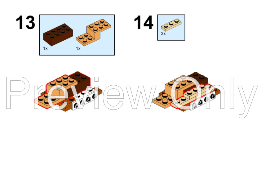 LEGO MOC-170098 Red Deer, 31150 Alternate Build by Macharius ...