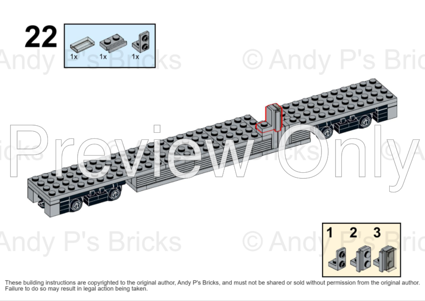 LEGO MOC 4-Wide Amtrak Superliner Passenger Observation Carriage by ...