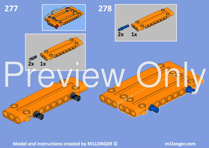 LEGO MOC 42128 Roll-off Truck by M_longer | Rebrickable - Build with LEGO