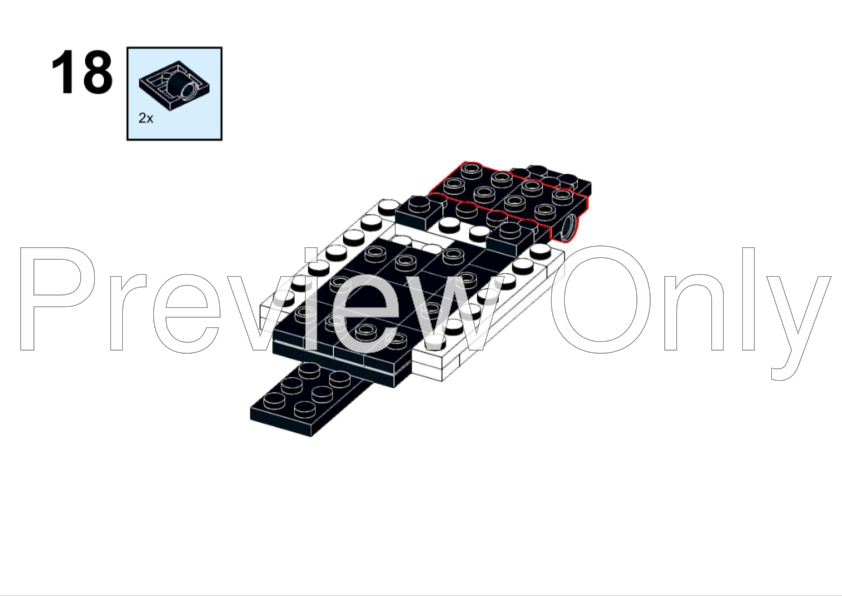 LEGO MOC LEGO Police Interceptor Ford Crown Victoria 6pin wide MOC by ...