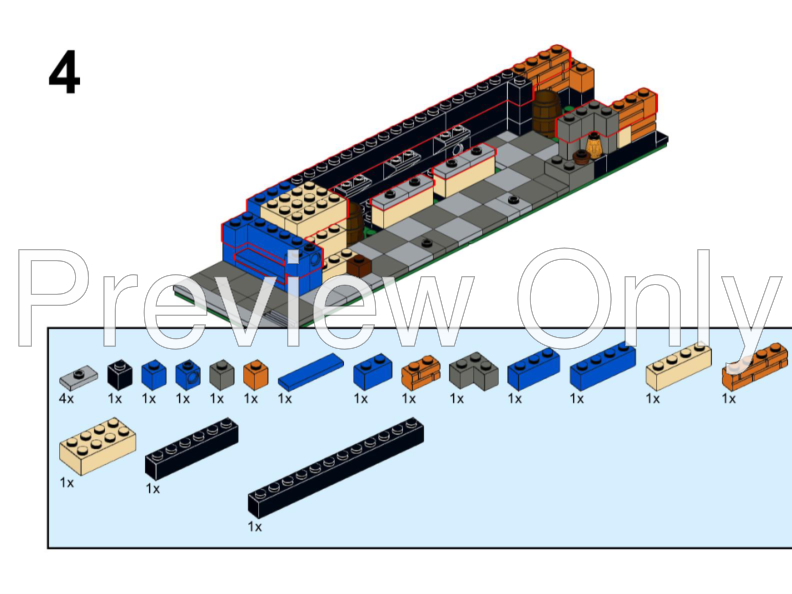 LEGO MOC Leaky Cauldron (HP Modular) by penumbra12 | Rebrickable ...