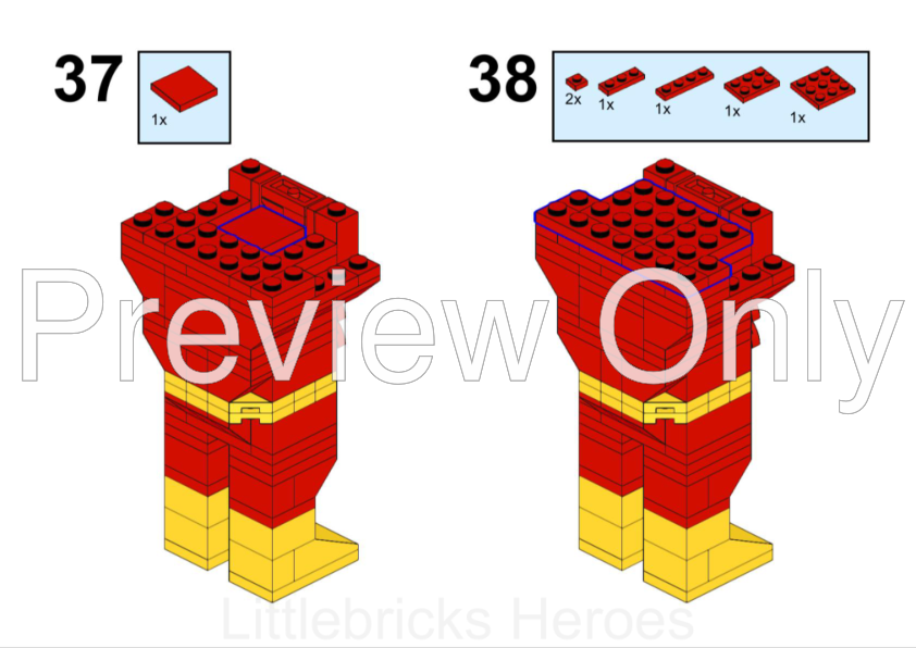 LEGO MOC F-lash Lego Figure by LittlebricksHeroes | Rebrickable - Build ...