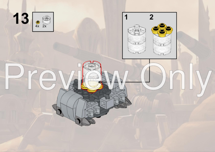 LEGO MOC AV-7 Anti-Vehicle Canon (4x 75345 Battle pack) by Mety88 ...