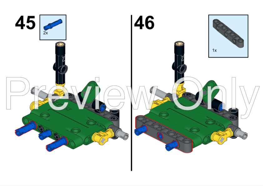 LEGO MOC 42168 Lawn Mower Tractor by Larsagri | Rebrickable - Build ...