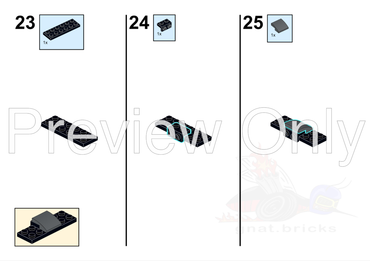 LEGO MOC Corvette_C3_12studs by Gnat.bricks | Rebrickable - Build with LEGO