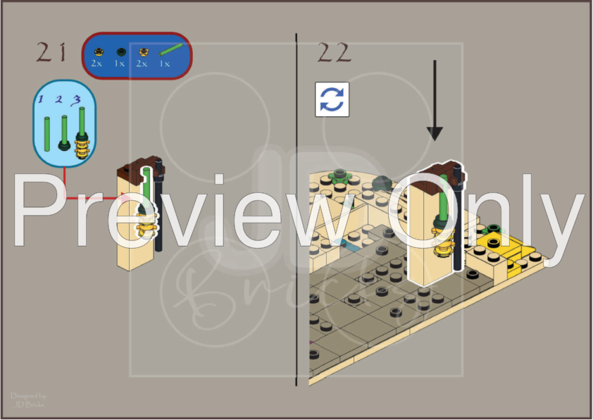 LEGO MOC Ancient Egyptian Rural House by JD Bricks | Rebrickable ...