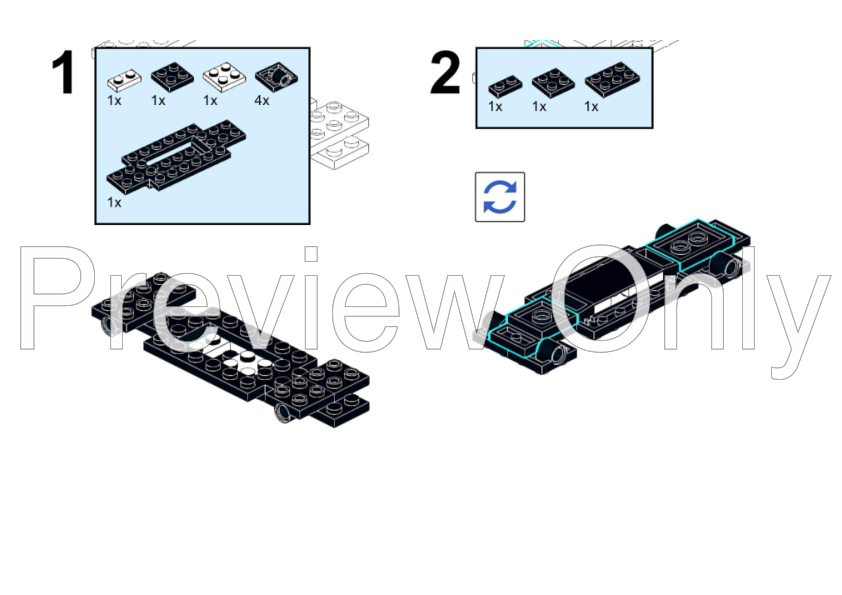 LEGO MOC 1955 Thunderbird by joey_bricks_things | Rebrickable - Build ...