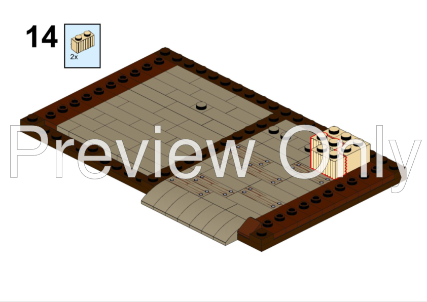 LEGO MOC Medieval Castle Stable by Elemorea | Rebrickable - Build with LEGO