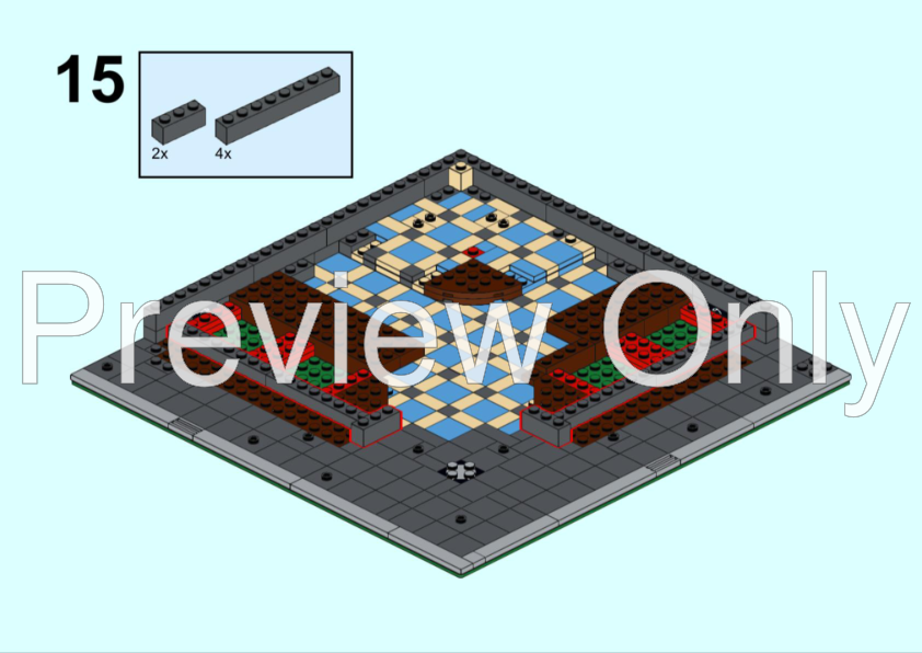 LEGO MOC St. Joseph's Memorial Church by Jhobbs | Rebrickable - Build with LEGO