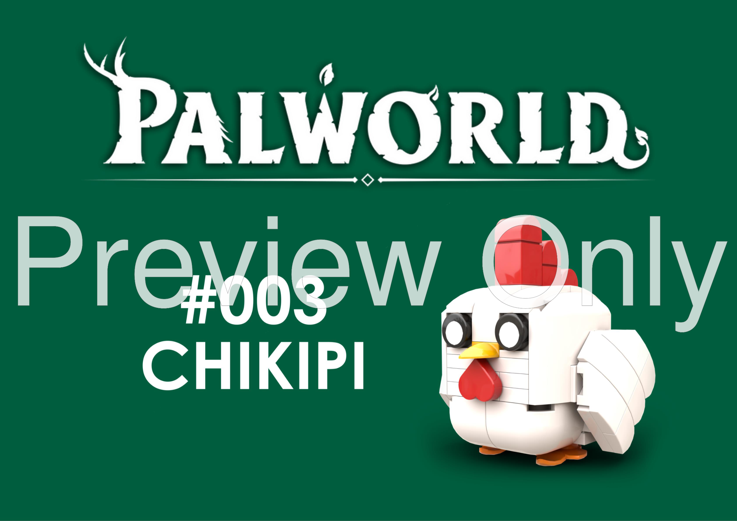 LEGO MOC Palworld - #003 Chikipi by PsychoWard666 | Rebrickable - Build ...
