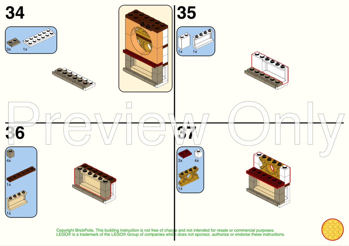 LEGO MOC Chinese Restaurant Modular by Berthil | Rebrickable - Build ...