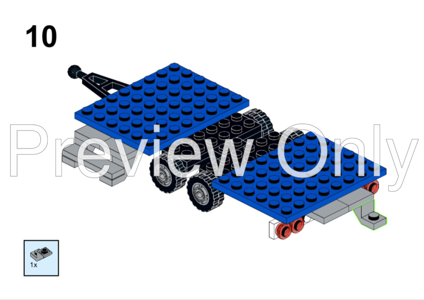 LEGO MOC Site hut on wheels by HIGHWAY-PATROL | Rebrickable - Build ...