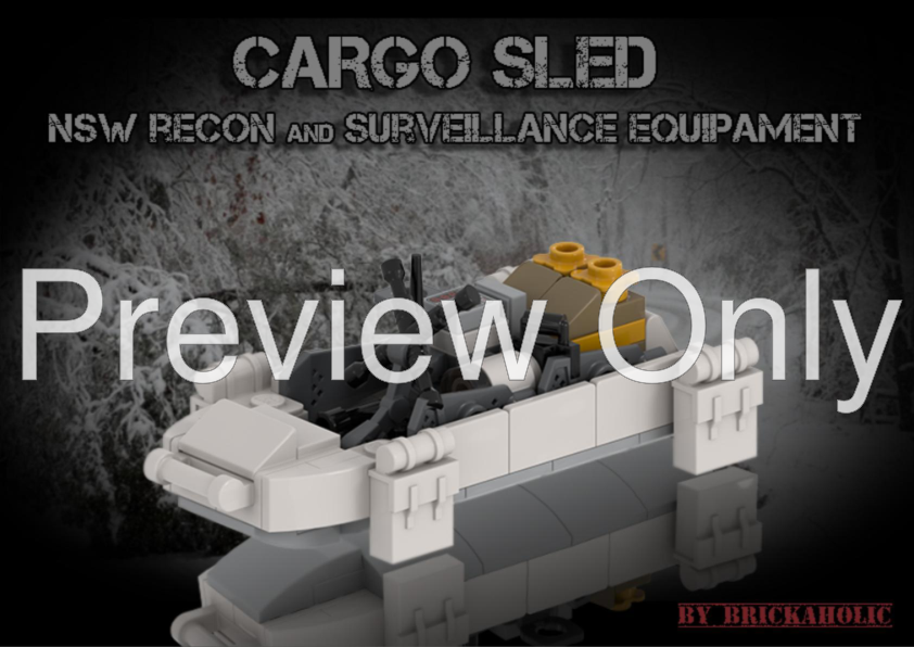 LEGO MOC LEGO Polaris Snowmobile & Cargo Sled - US Special Operations ...