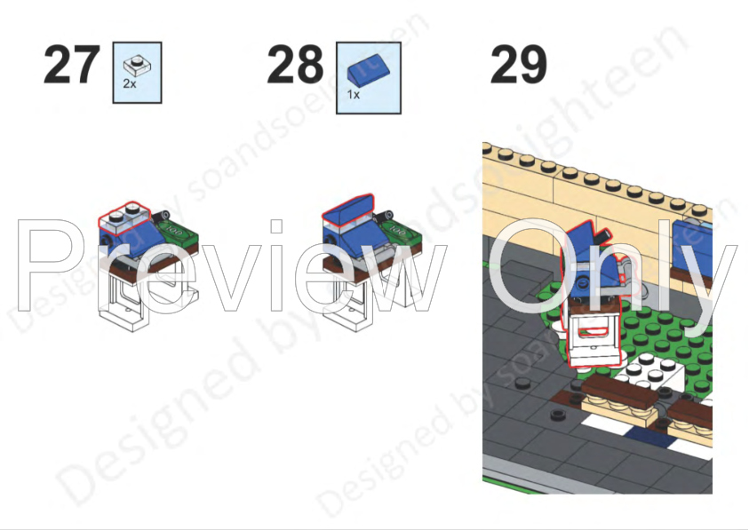 LEGO MOC Townhouse Toy Store Modular Modification (31105) by Soandso ...