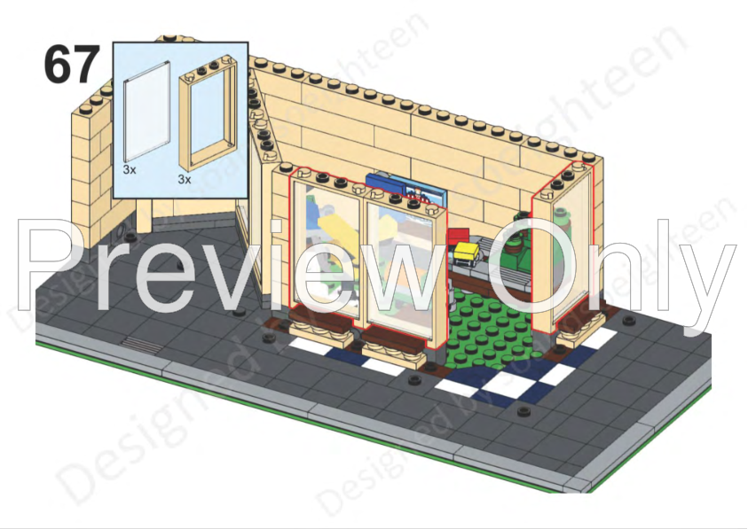 LEGO MOC Townhouse Toy Store Modular Modification (31105) by Soandso ...