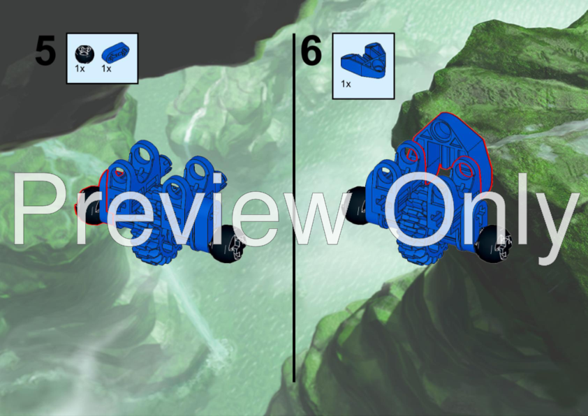 LEGO MOC Toa Gali Revamped by TheLegendRevamped | Rebrickable - Build ...