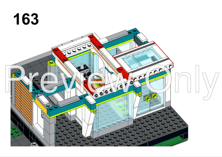 LEGO MOC Train Station Modular by KTBrickworks | Rebrickable - Build ...