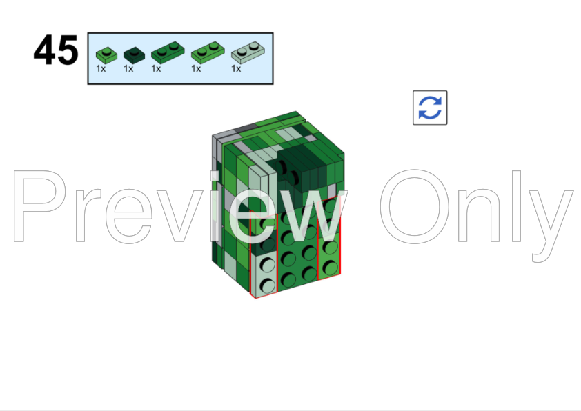 Lego Moc Creeper By Sparkytron Rebrickable Build With Lego