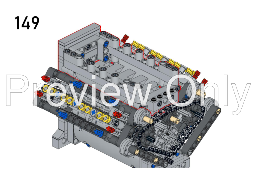 LEGO MOC Crossplane V8 with natural Aspiration & removable Covers by ...