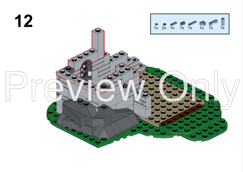 LEGO MOC Lion Knights Outpost by Peter2511 | Rebrickable - Build with LEGO