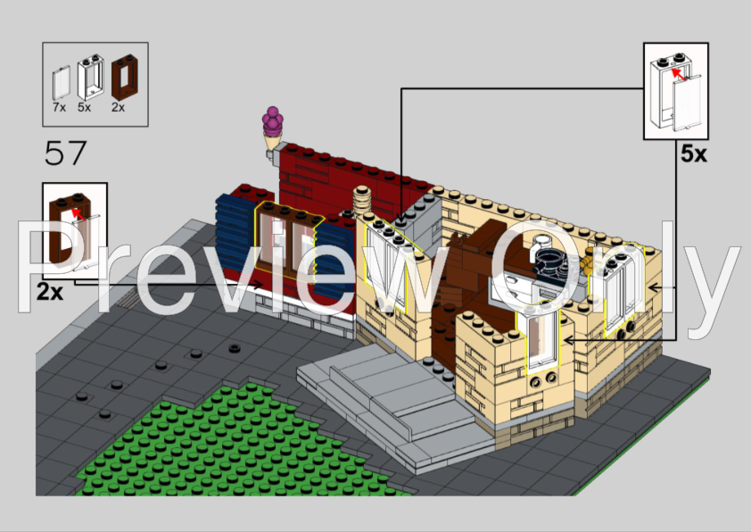 LEGO MOC Narrow European Streets by Mattysek289 | Rebrickable - Build ...