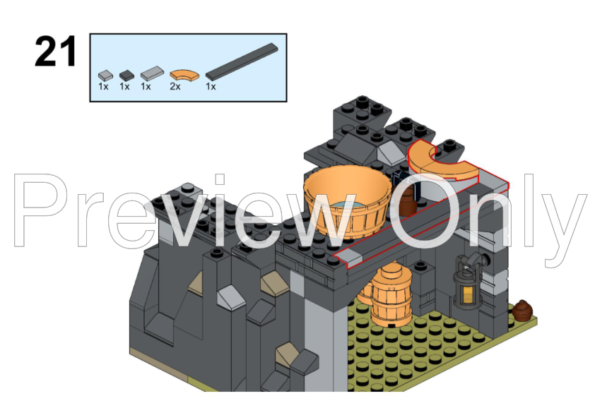 Lego Moc Wolfpack Wraith Watchtowwer By Dariofol Rebrickable Build