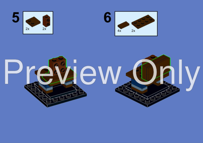 LEGO MOC Vindicator Brickheadz by Penguins and plastic | Rebrickable ...